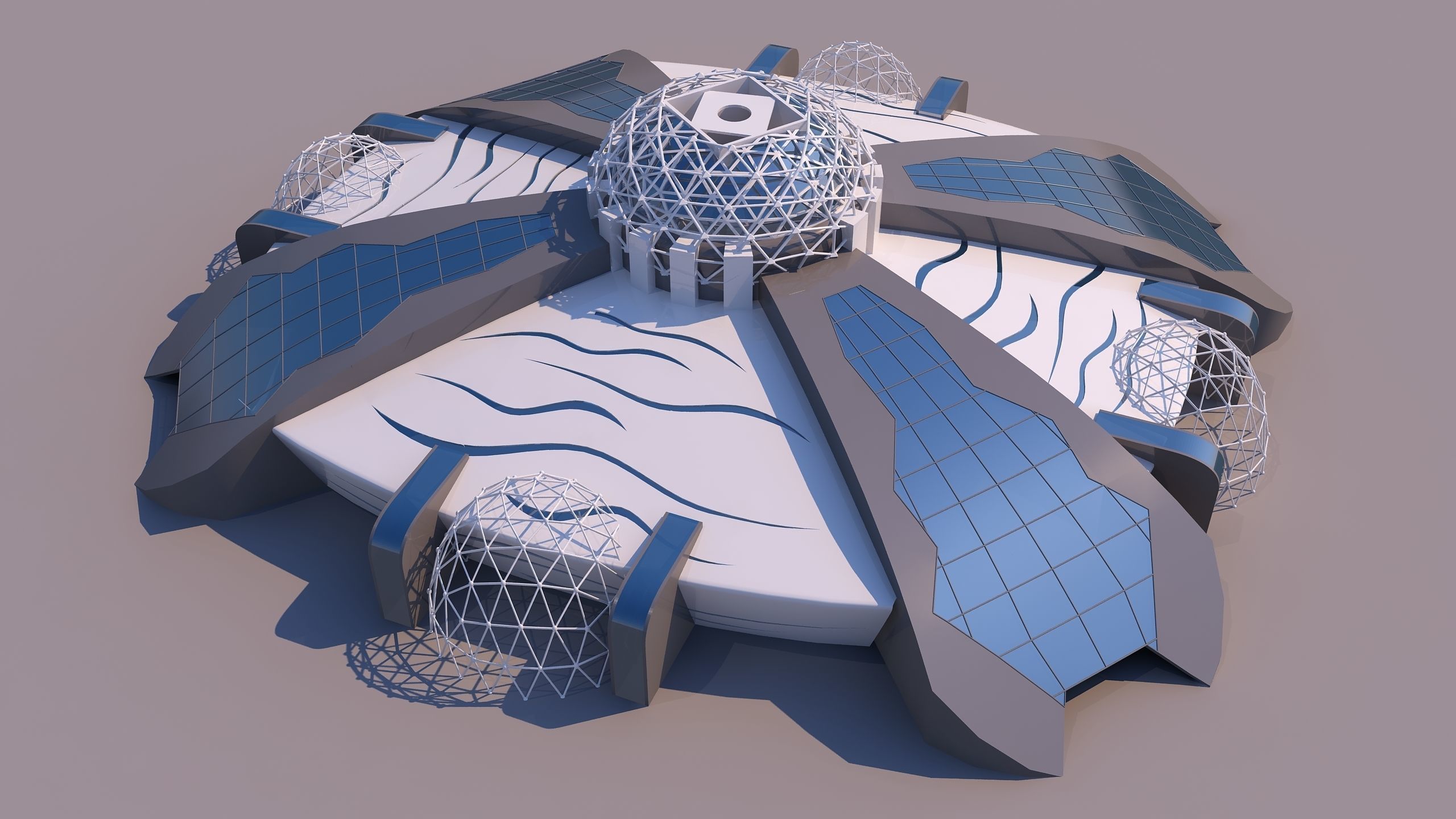 0097 - Organic Building 3D model | CGTrader