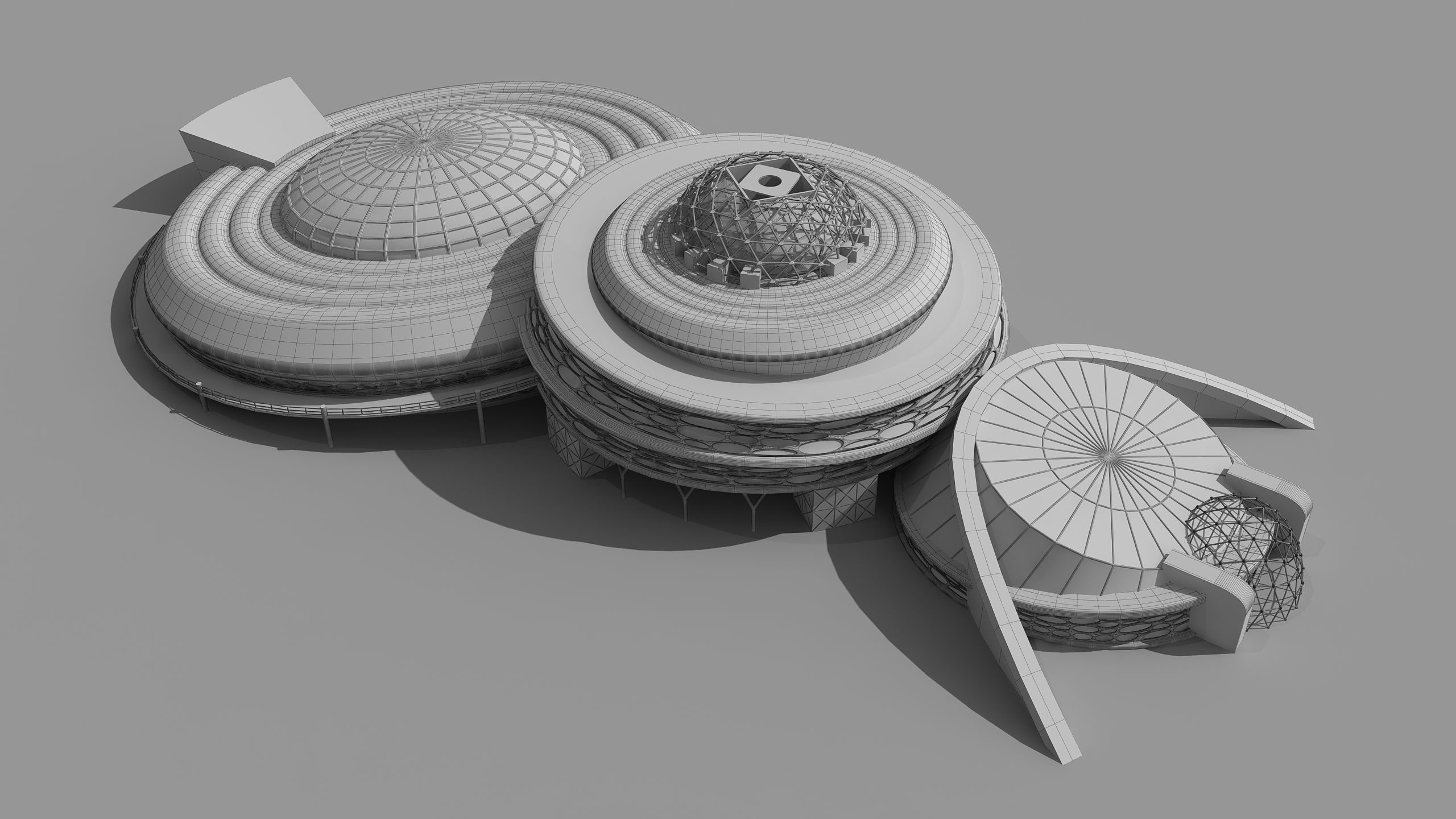 0098 - Organic Building 3D model | CGTrader