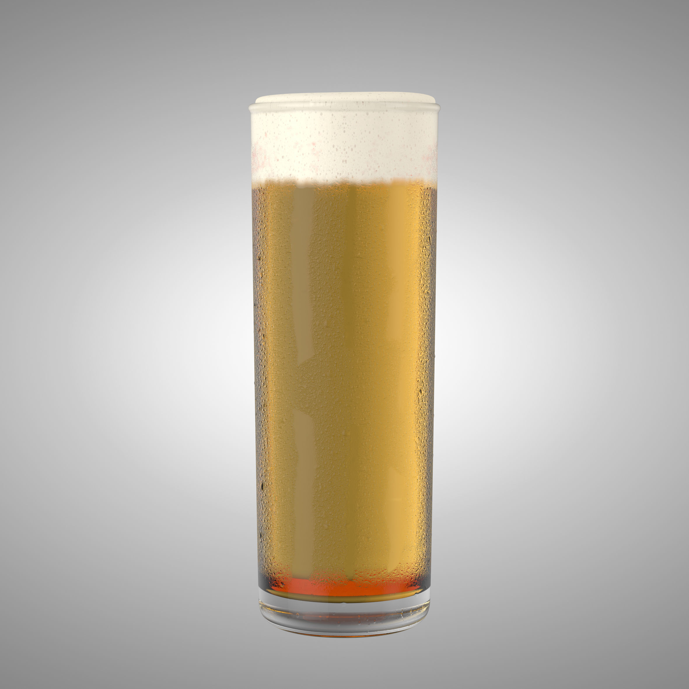 Beer Pint Shapes With Beer 3D model | CGTrader