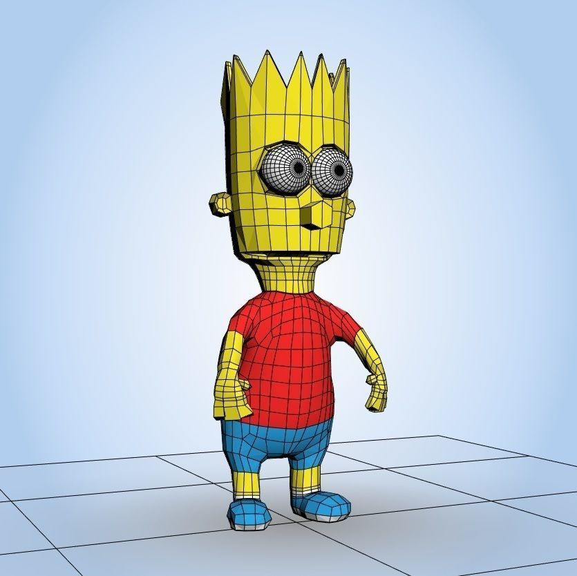 Bart Simpson 3D model | CGTrader