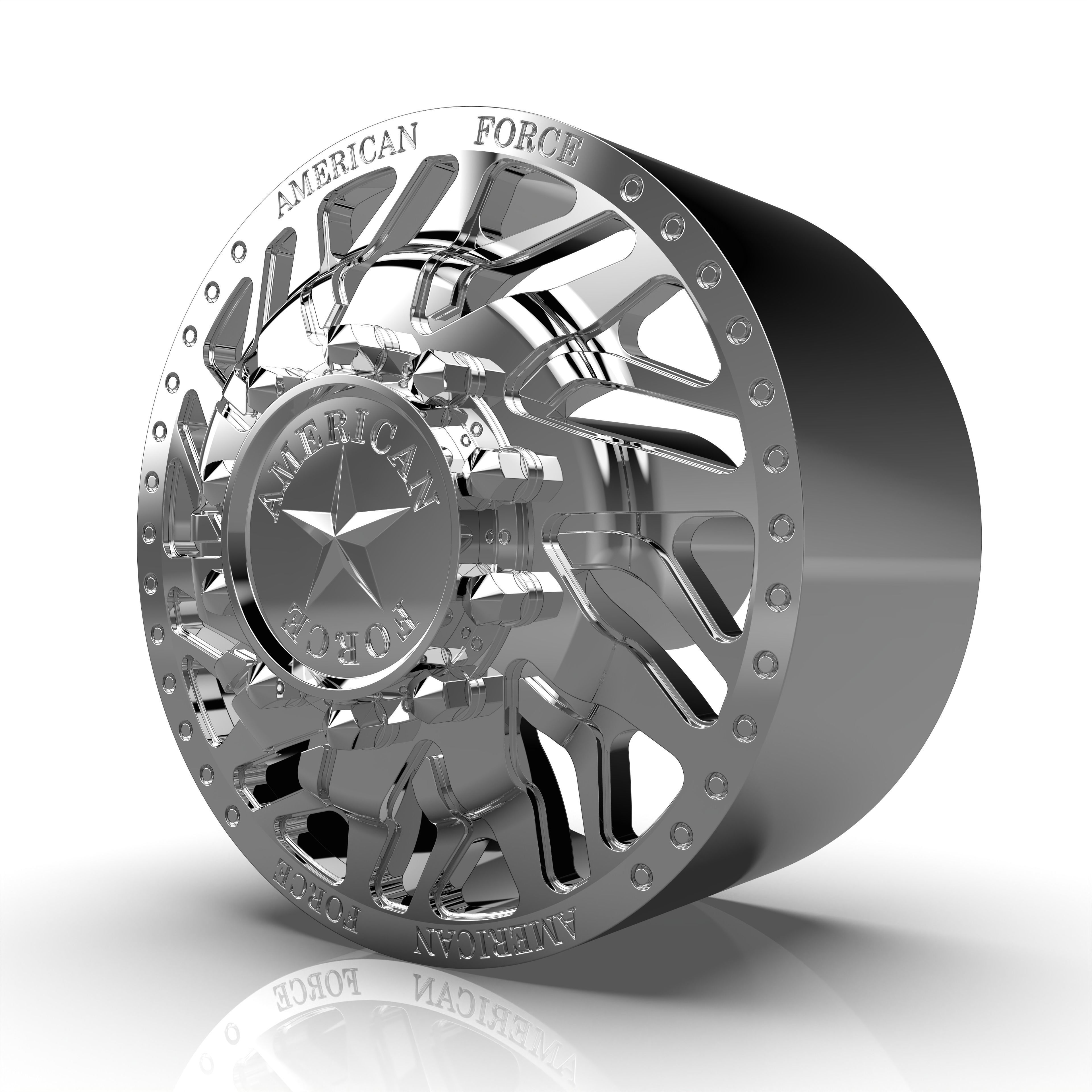 AMERICAN FORCE N13 DERANGE DRW WHEEL 3D model 3D printable | CGTrader