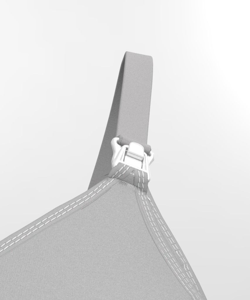 Maternity Nursing Bra Strap CLIP 3D model | CGTrader
