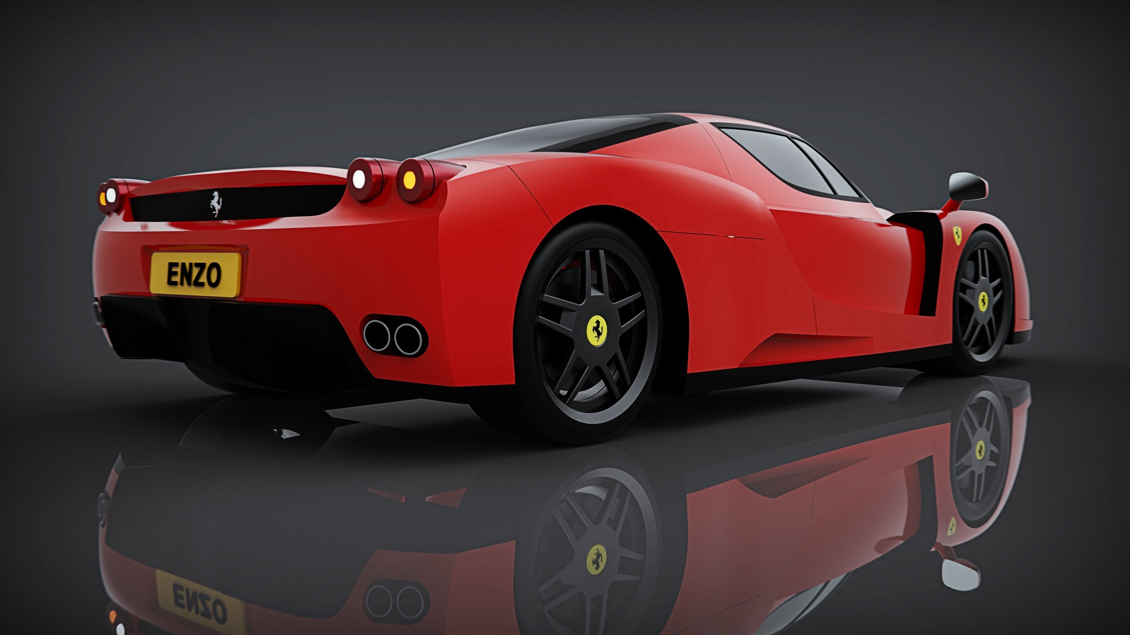 Ferrari Enzo Stl V2 Detailed 3D model 3D printable | CGTrader