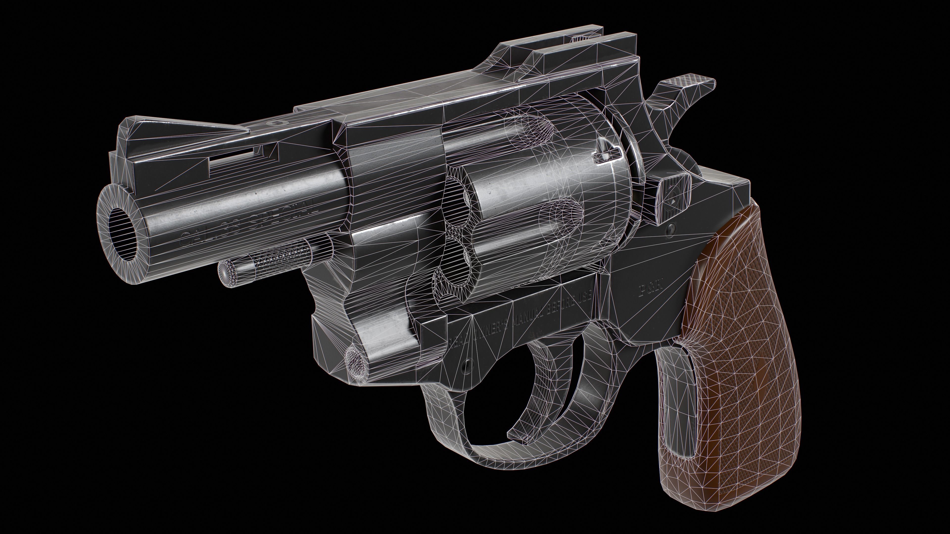 3D model Old 38Special Revolver VR / AR / low-poly | CGTrader