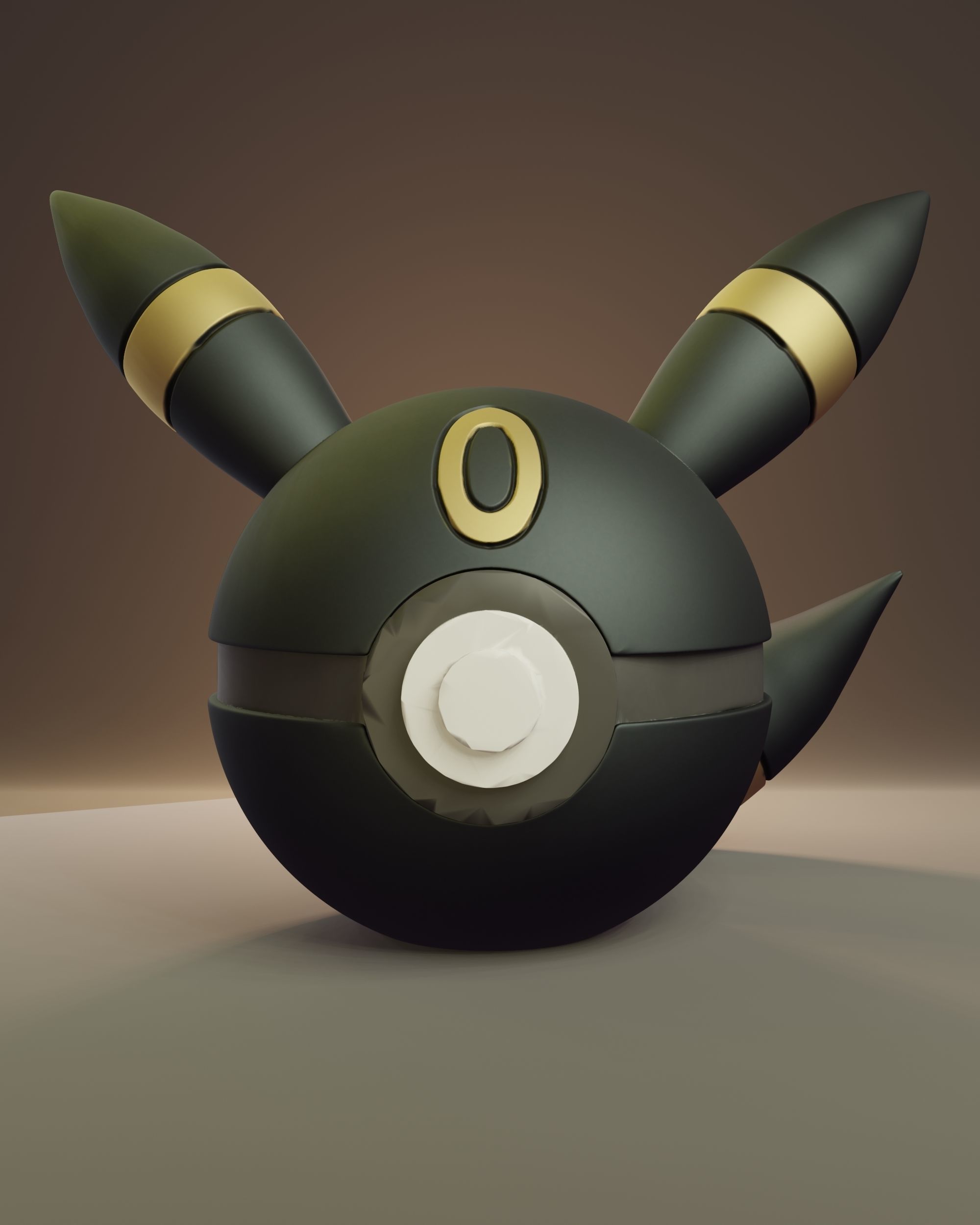 Pokemon Umbreon Pokeball 3D model 3D printable | CGTrader