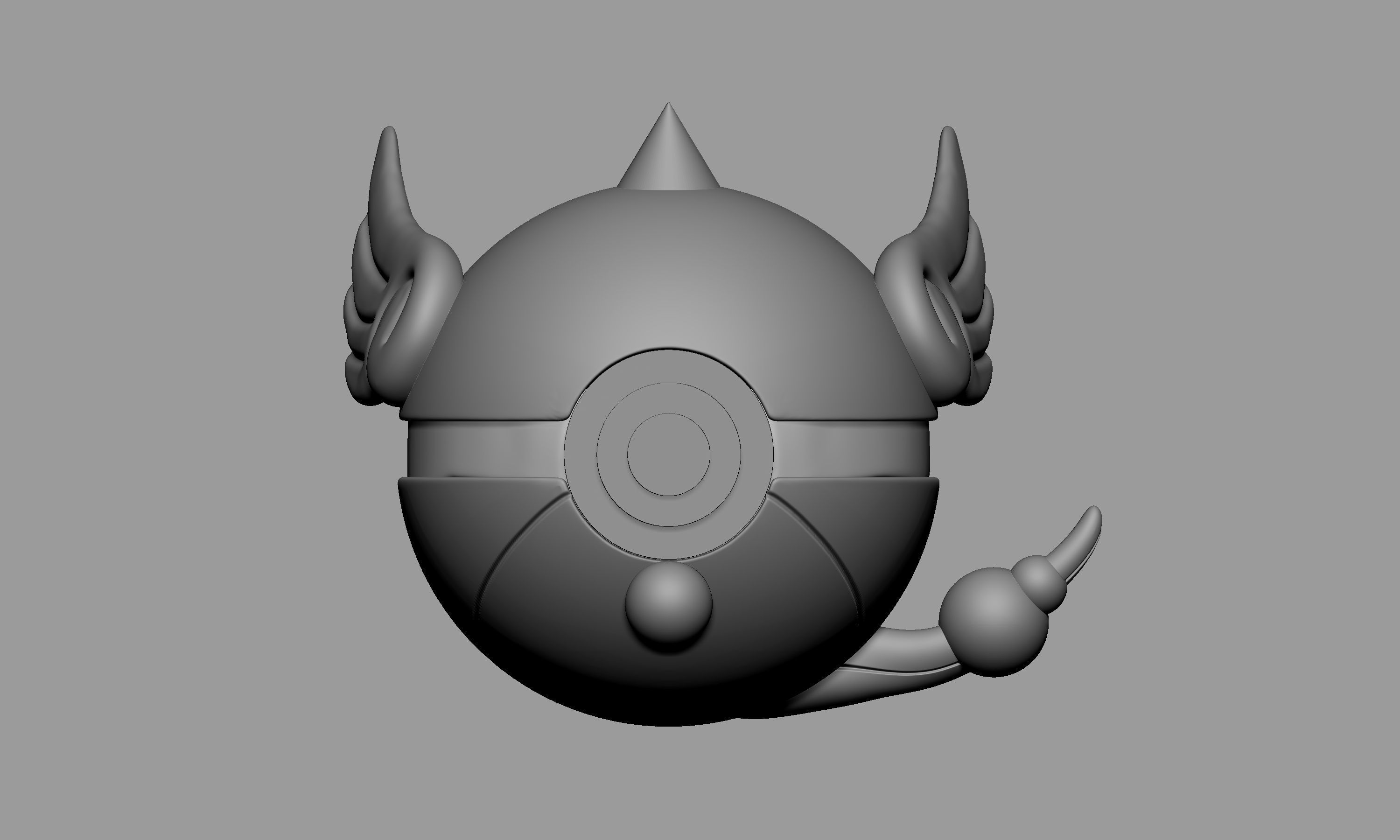 Pokemon Dragonair Pokeball 3D model 3D printable | CGTrader