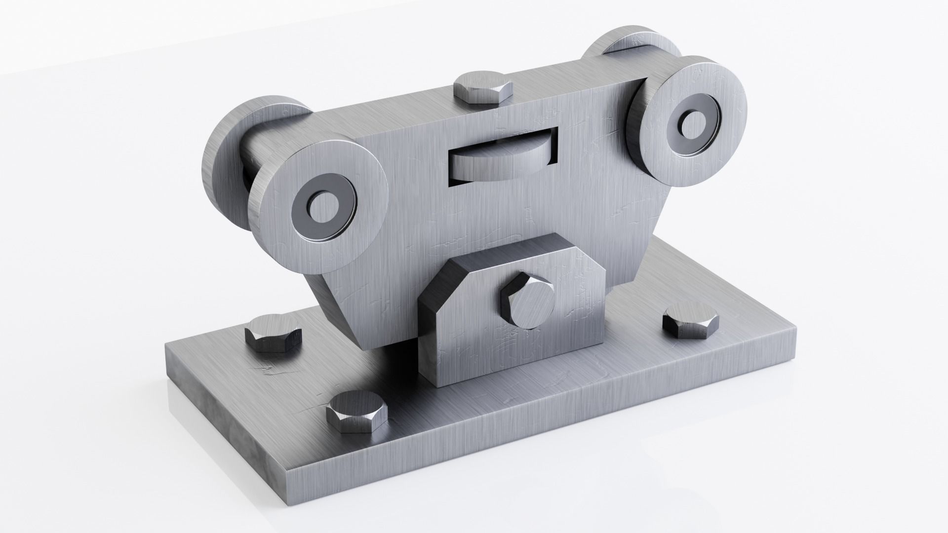 Aluminum Electric Sliding Gate - Model 6 - 3D model | CGTrader