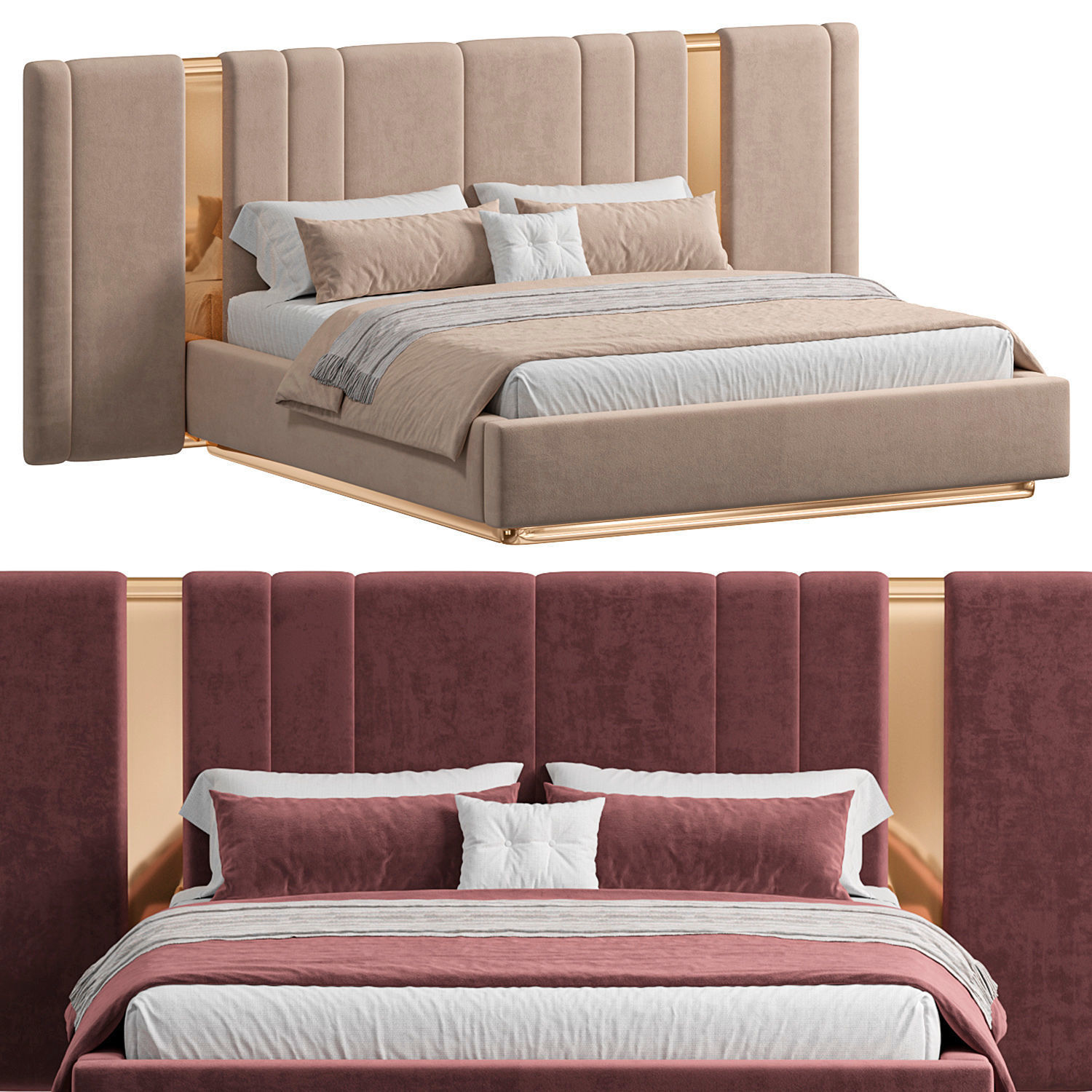 3D model Dharmi bed by evanyrouse VR / AR / low-poly | CGTrader