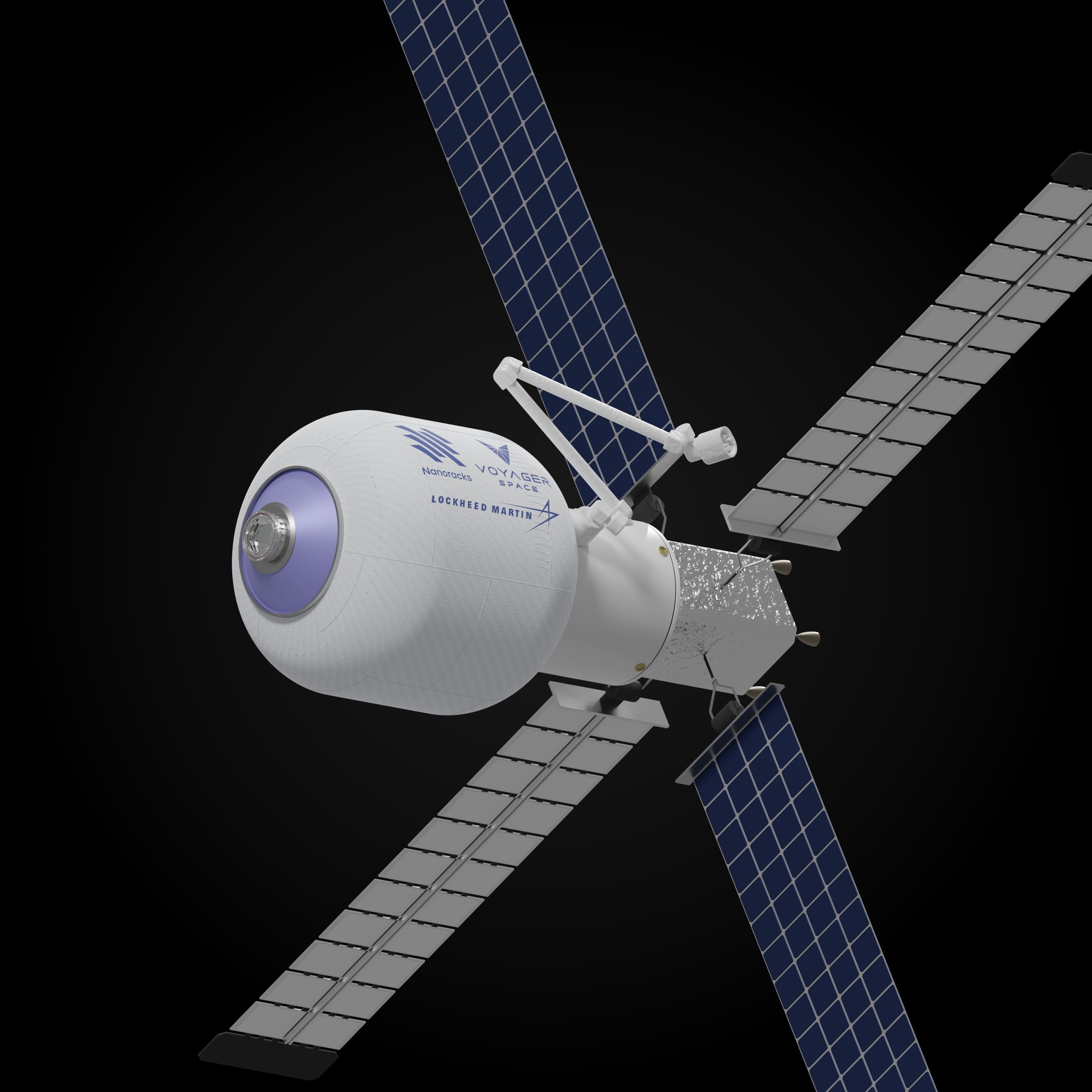 Nanoracks Starlab 2021 3D model | CGTrader