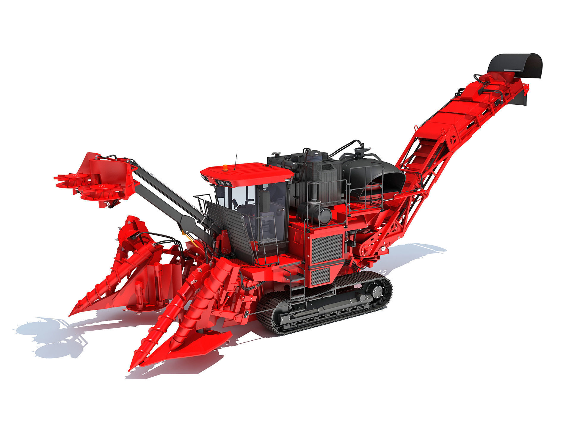 Sugar Cane Harvester 3D model | CGTrader