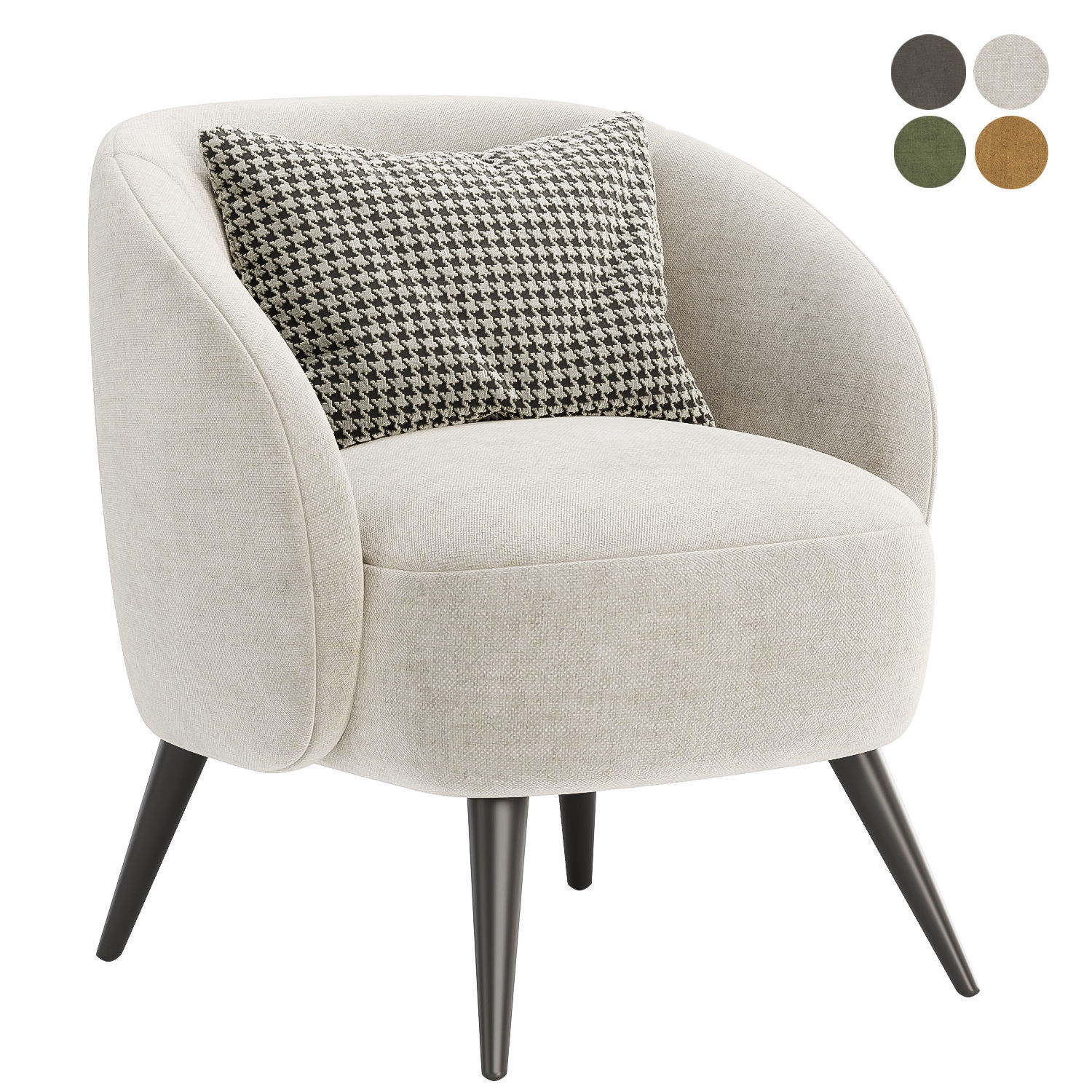 Mylo Accent Chair 3D model | CGTrader