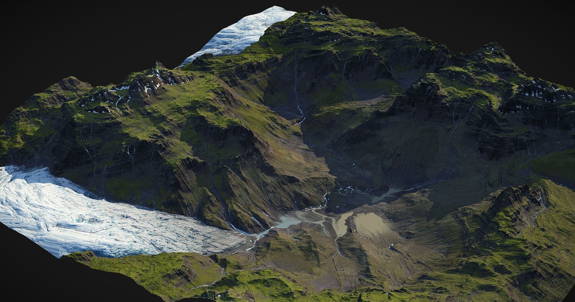 Iceland Mountains Landscape 3D model | CGTrader