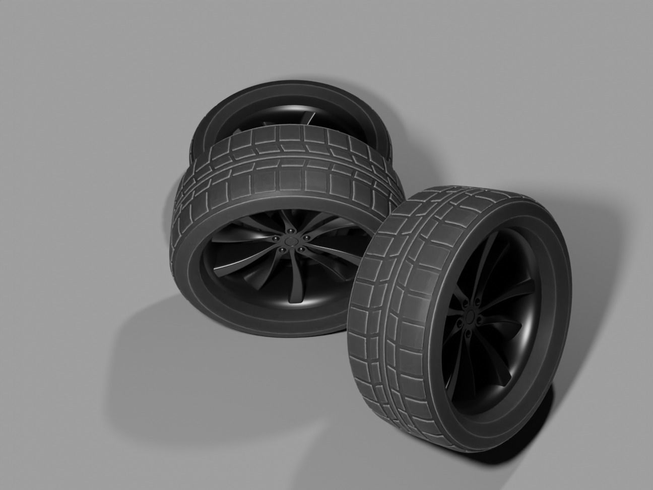 Car Tyres 01 3D model | CGTrader