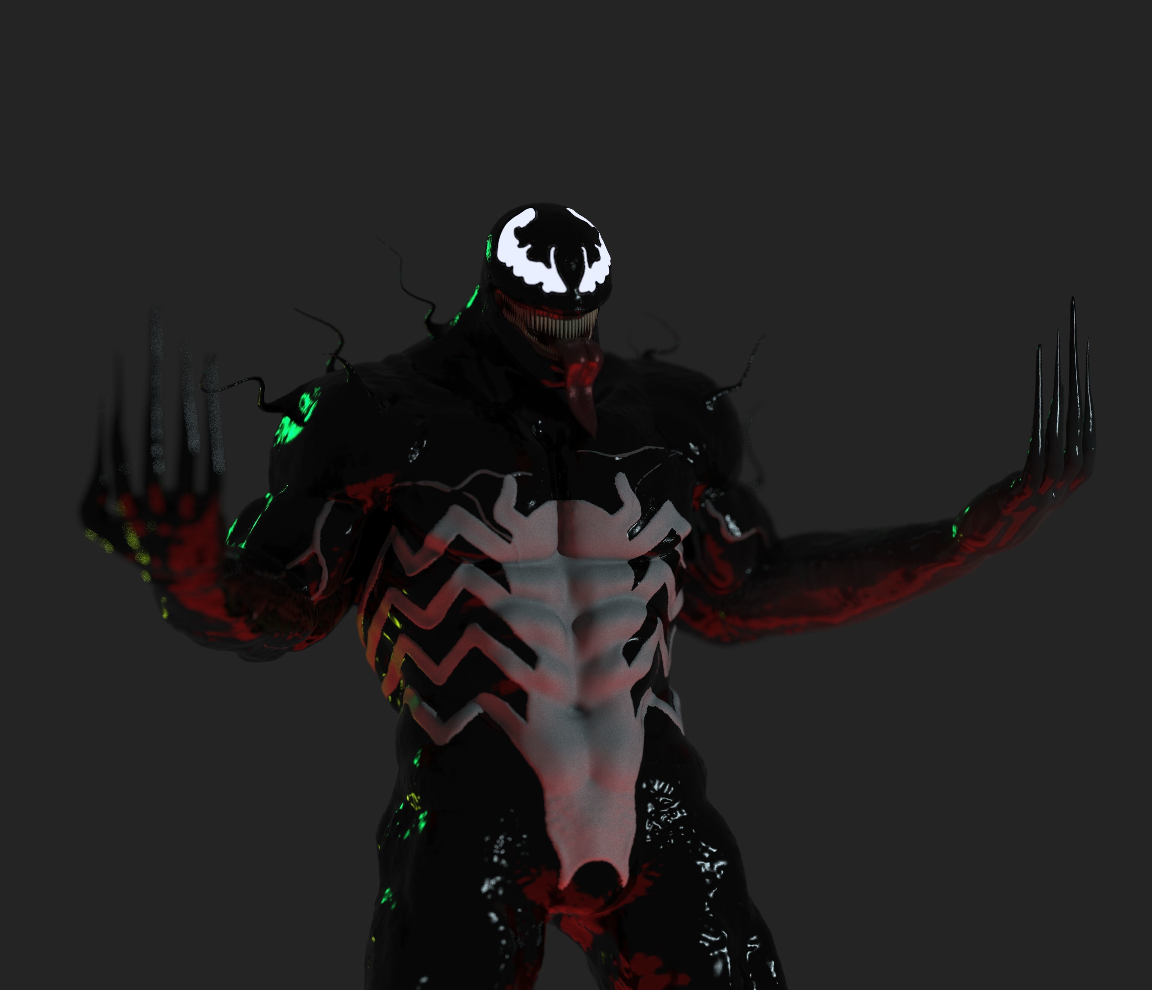 Venom High Poly 3D model | CGTrader