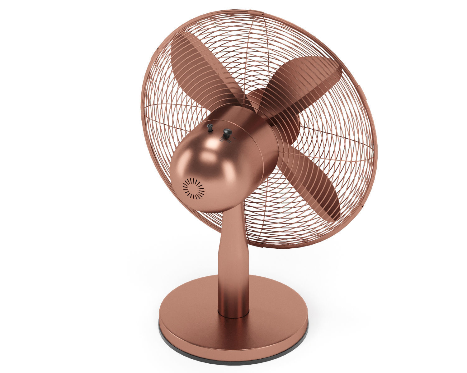 TOWER metal desk fan 3D model | CGTrader