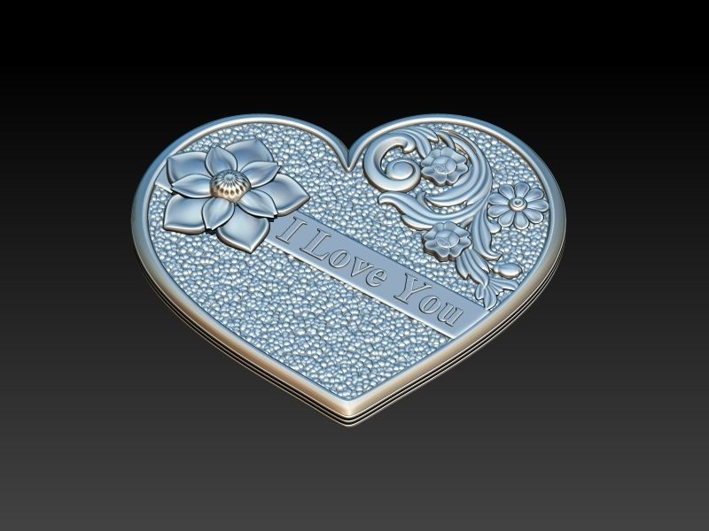 Heart Box Gift 3D model 3D printable | CGTrader