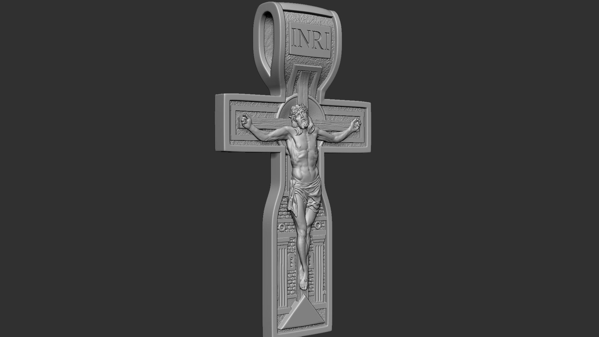 Jesus Christ Cross 3D model 3D printable | CGTrader