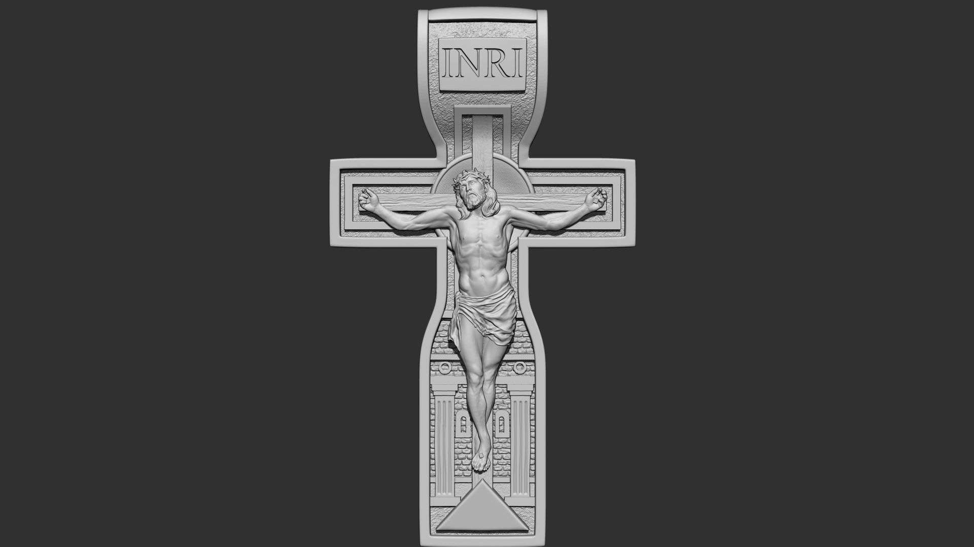 Jesus Christ Cross 3D model 3D printable | CGTrader