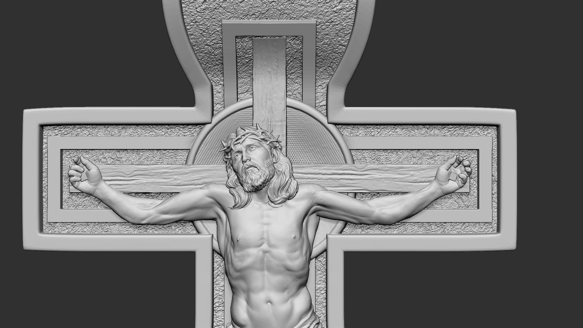 Jesus Christ Cross 3D model 3D printable | CGTrader