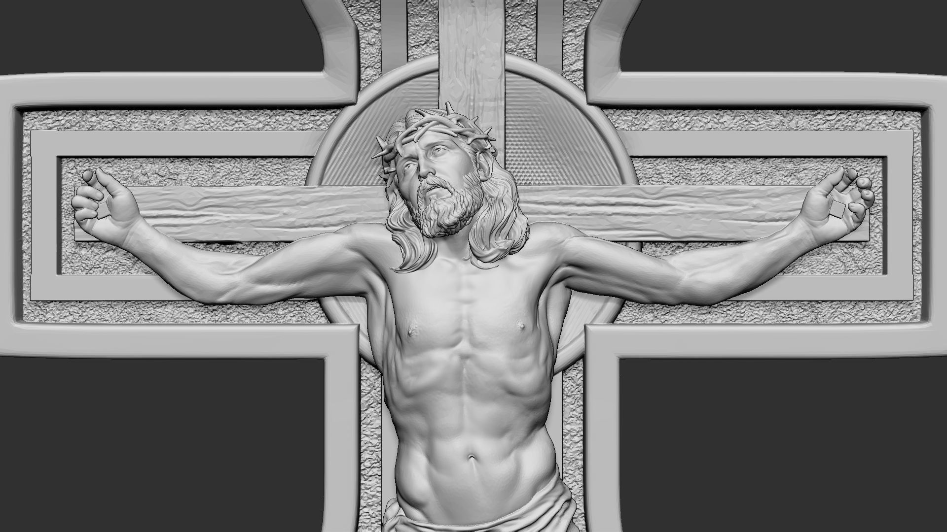 Jesus Christ Cross 3D model 3D printable | CGTrader