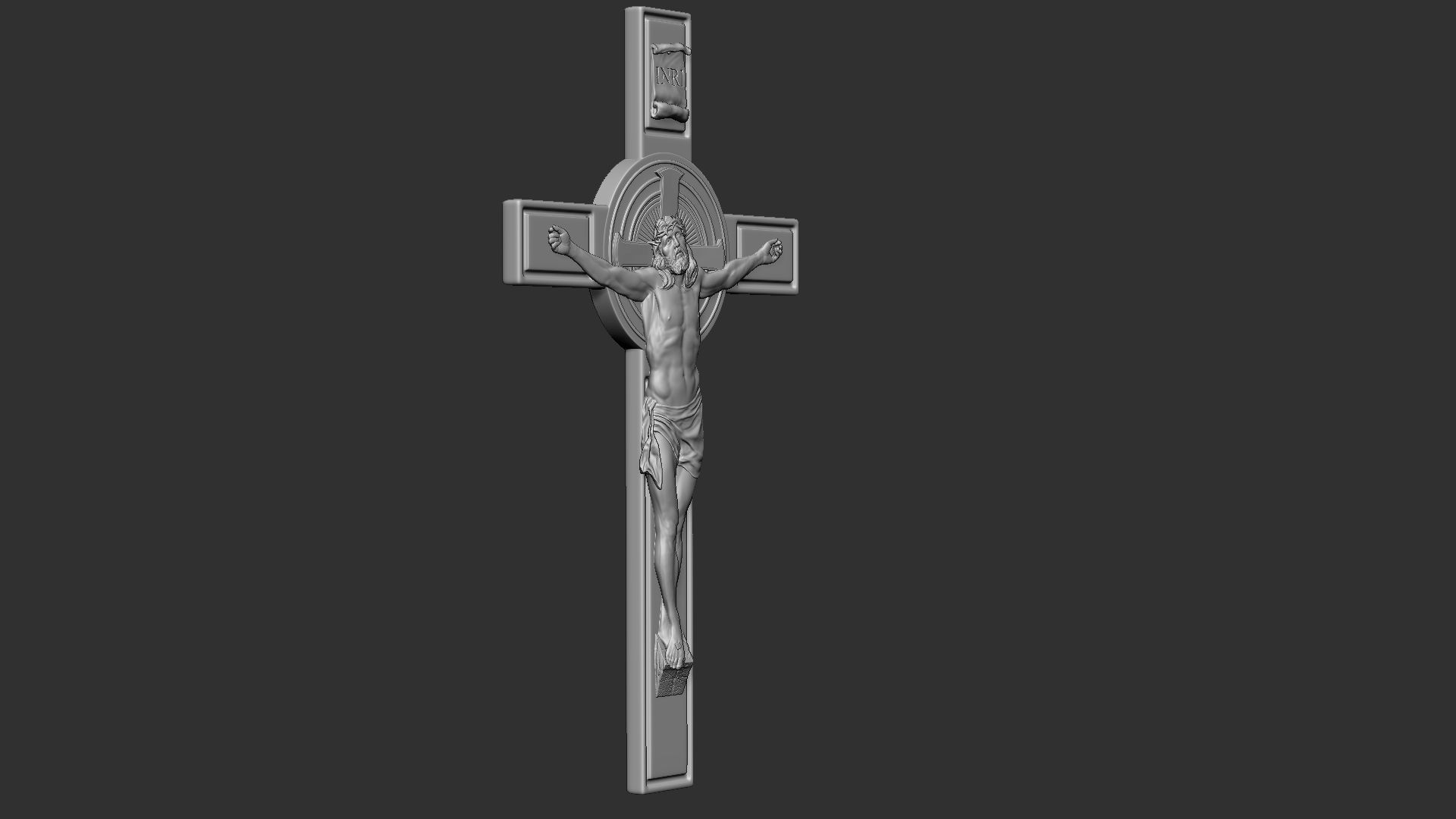 Crucifixion of Jesus Christ Cross Number 1 3D model 3D printable | CGTrader