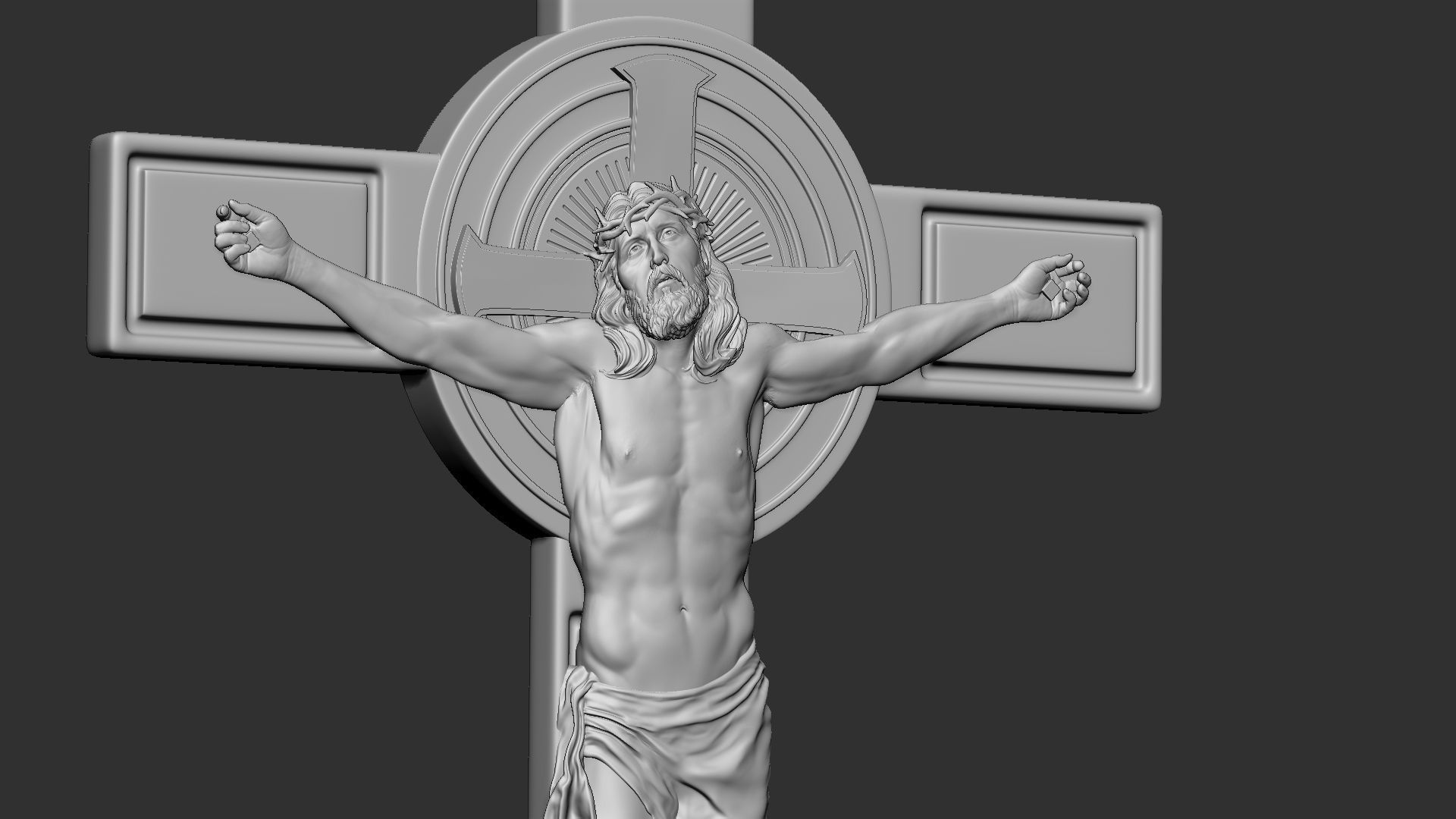 Crucifixion of Jesus Christ Cross Number 1 3D model 3D printable | CGTrader