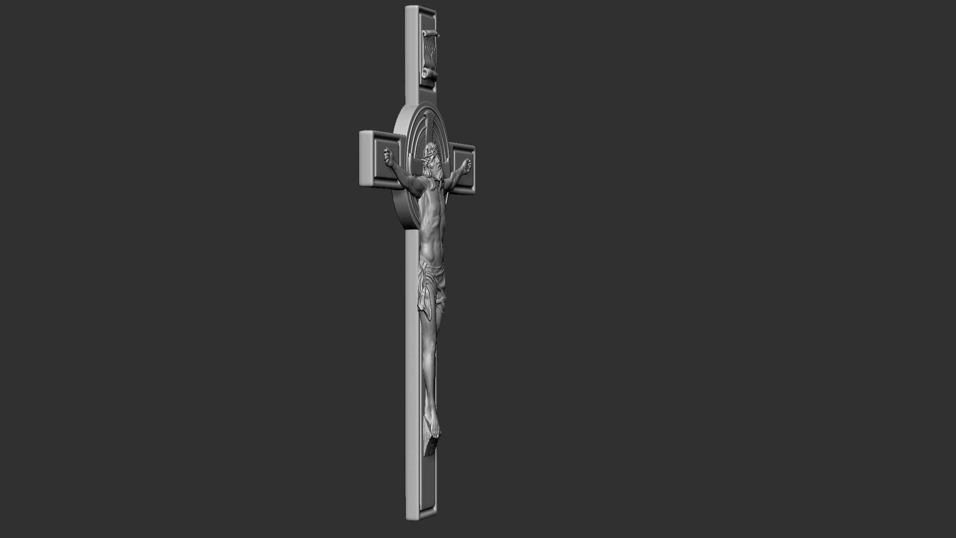 Crucifixion of Jesus Christ Cross Number 1 3D model 3D printable | CGTrader