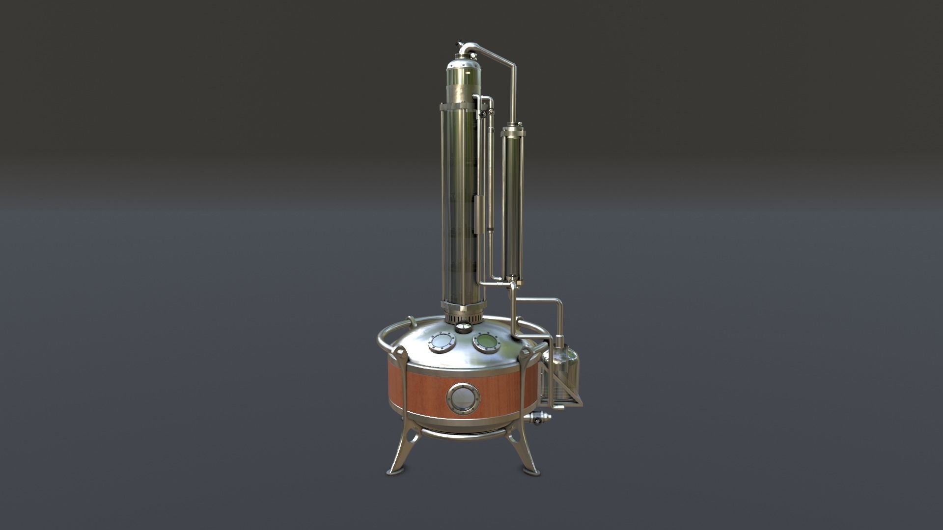 3D model Old Distiller VR / AR / low-poly | CGTrader