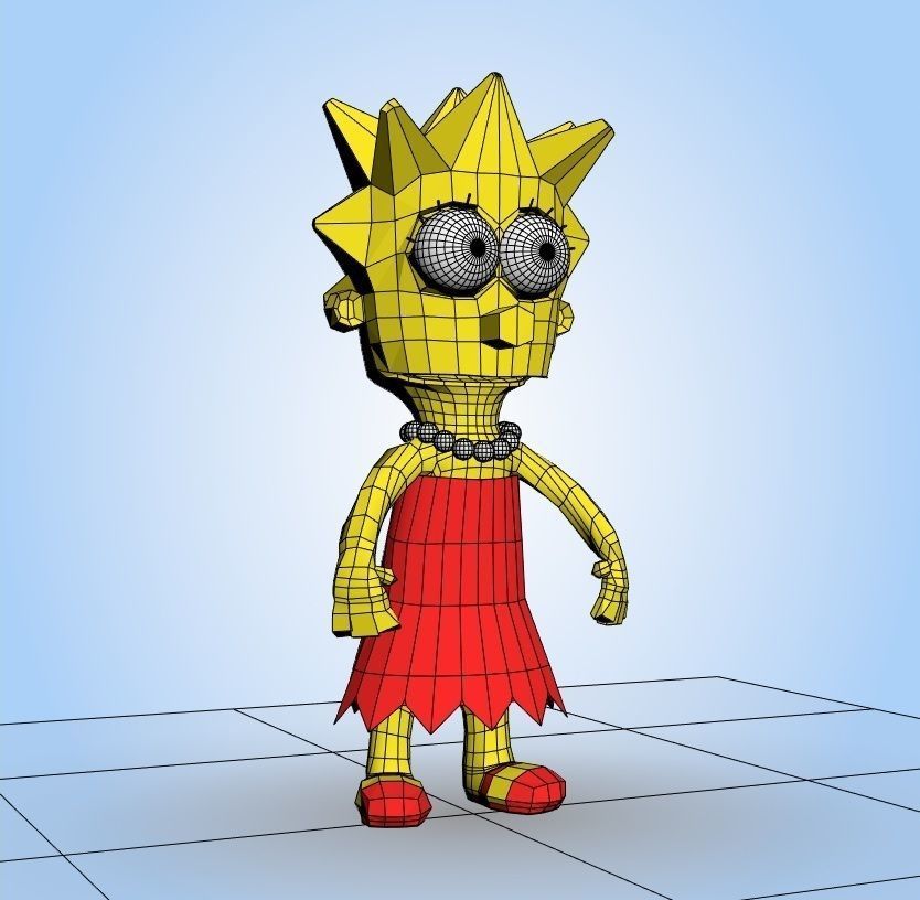 Lisa Simpson 3D model | CGTrader