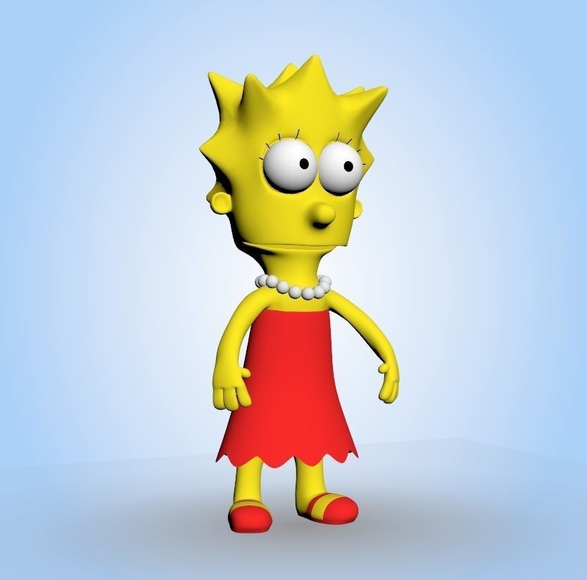 Lisa Simpson 3D model | CGTrader