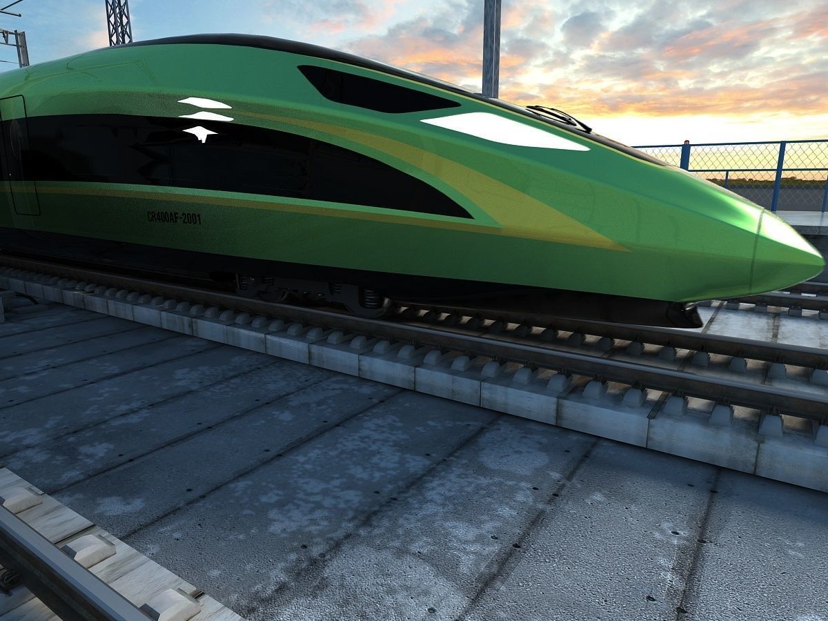 China High Speed Train - Renaissance 3D model | CGTrader