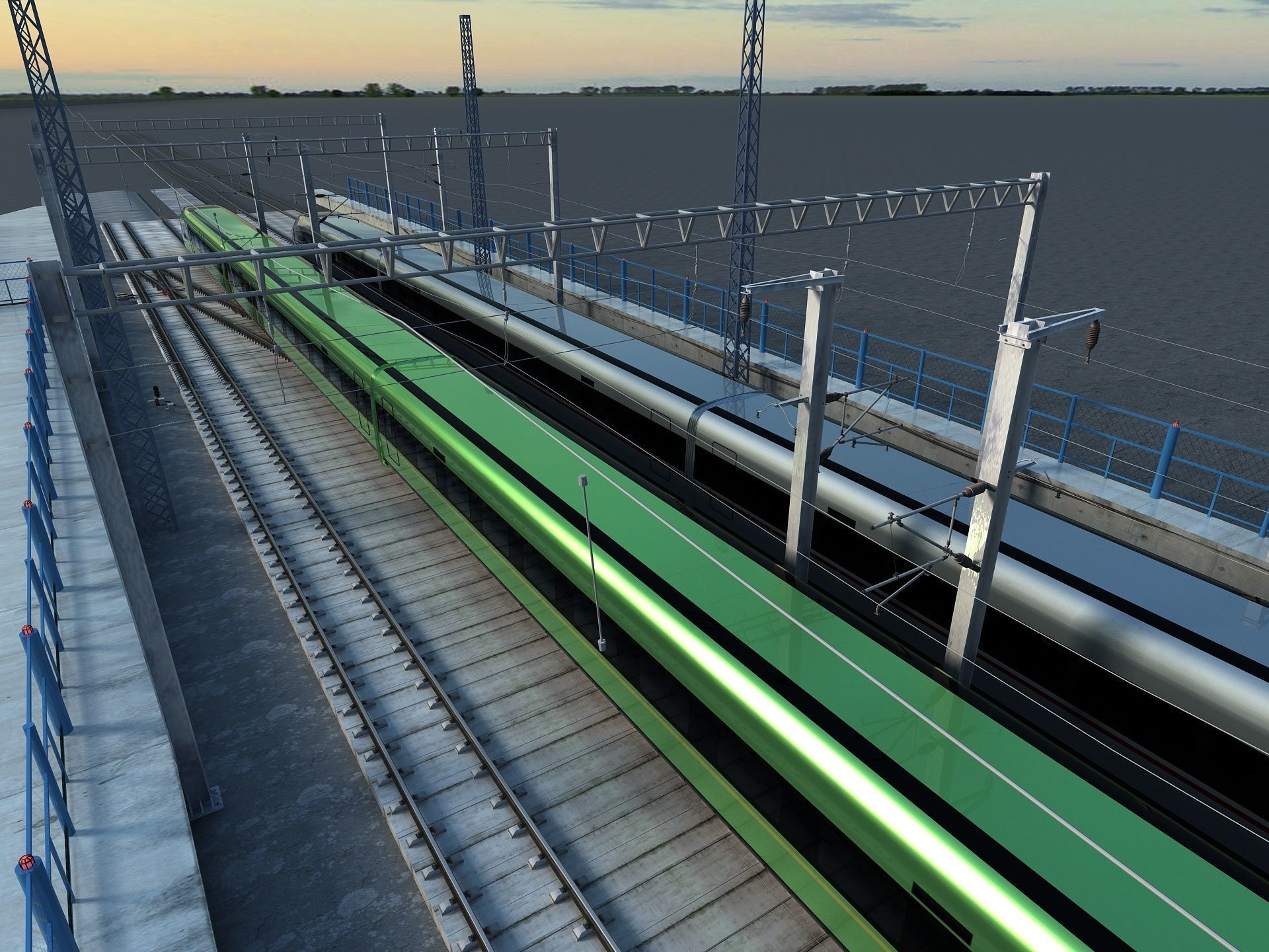 China High Speed Train - Renaissance 3D model | CGTrader