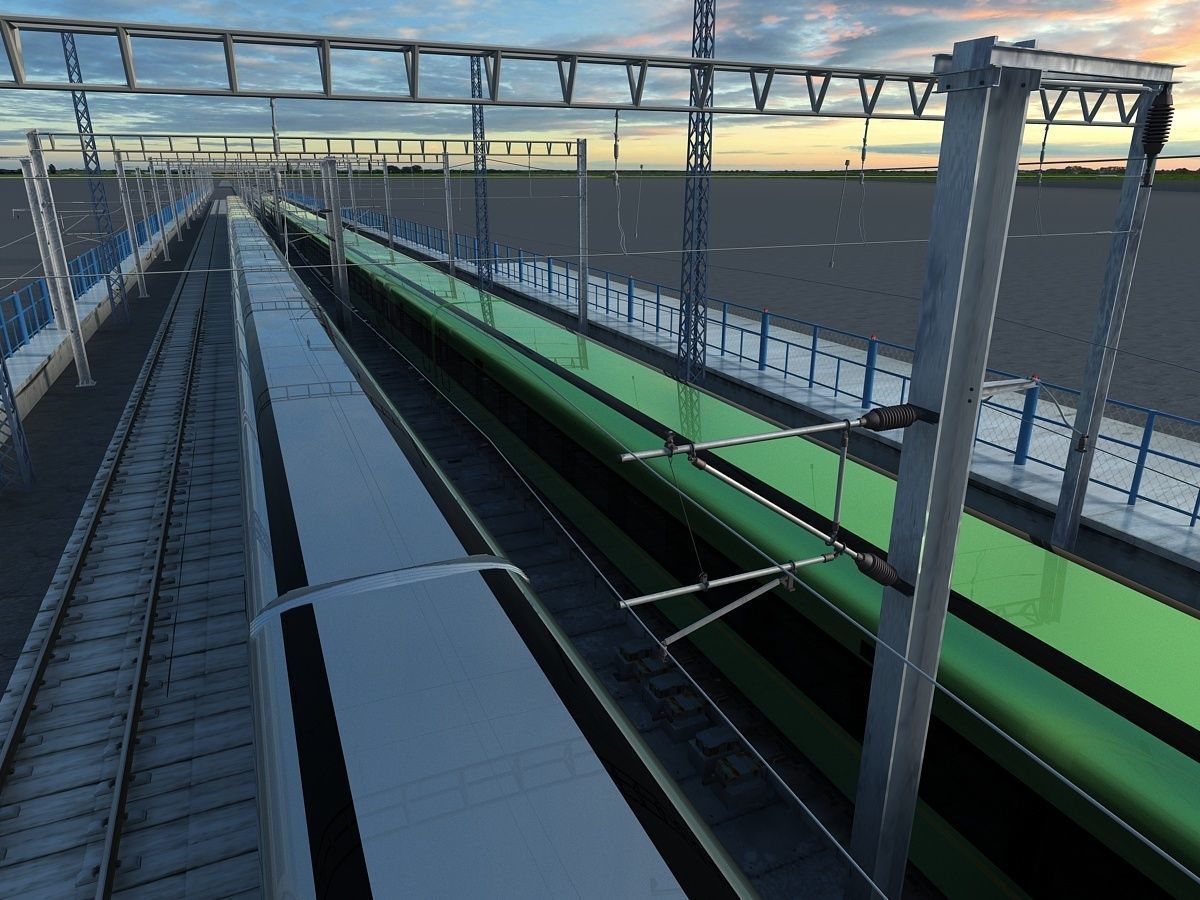 China High Speed Train - Renaissance 3D model | CGTrader