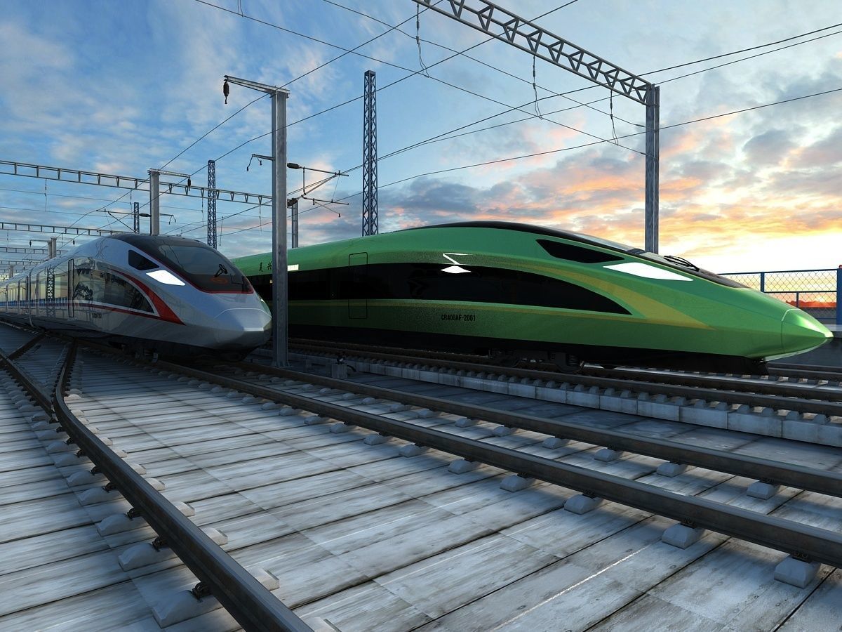 China High Speed Train - Renaissance 3D model | CGTrader