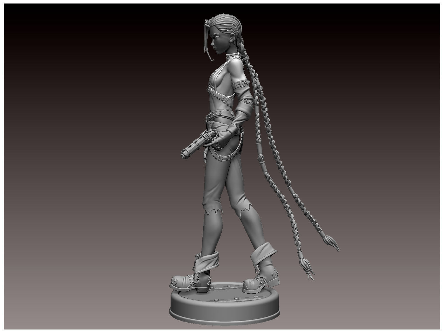 Jinx from the TV series Arcane 3D model 3D printable | CGTrader