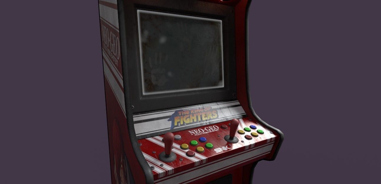 3D model THE KING OF FIGHTERS NEO-GEO Arcade Machine VR / AR / low-poly ...
