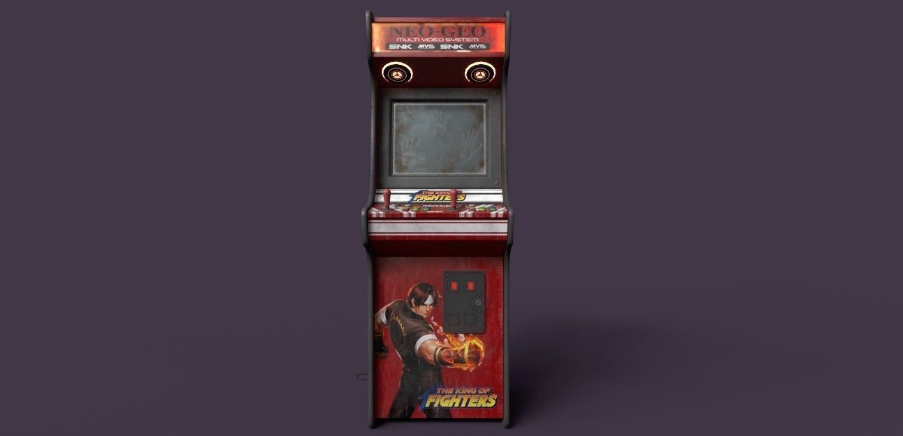 3D model THE KING OF FIGHTERS NEO-GEO Arcade Machine VR / AR / low-poly ...