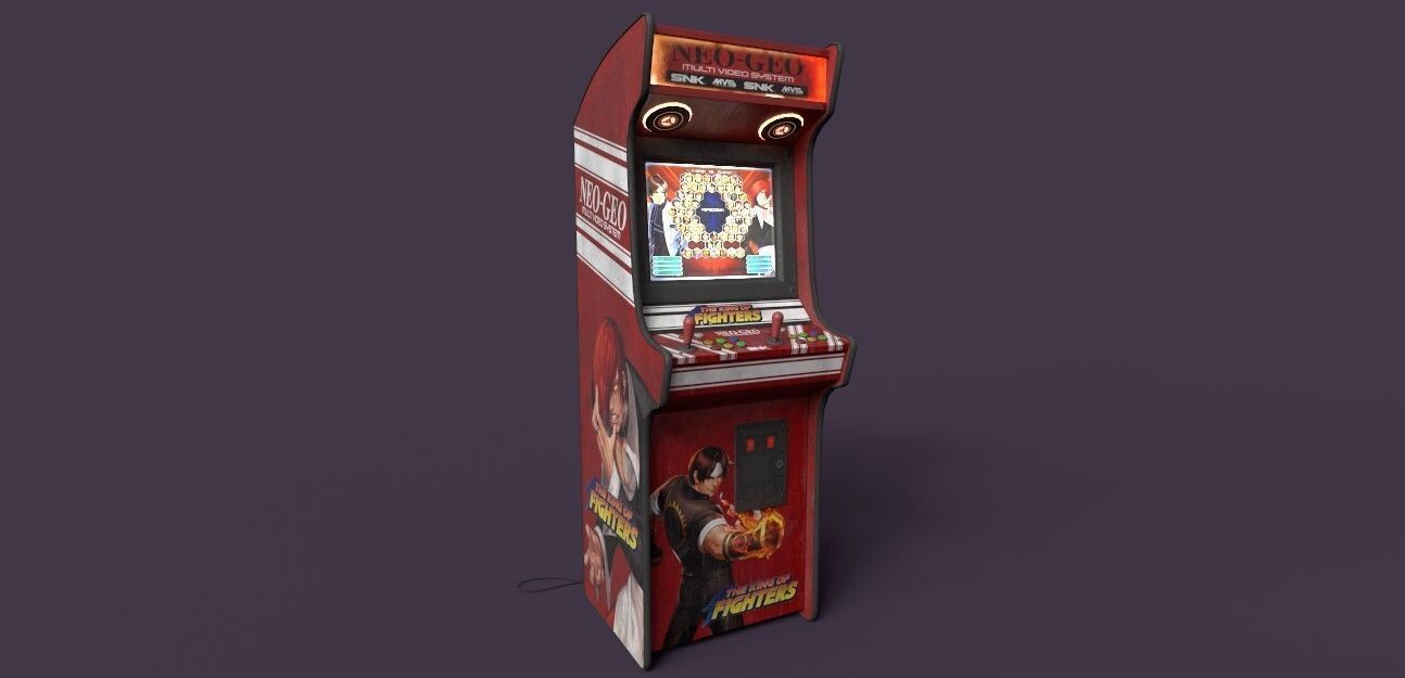 3D model THE KING OF FIGHTERS NEO-GEO Arcade Machine VR / AR / low-poly ...