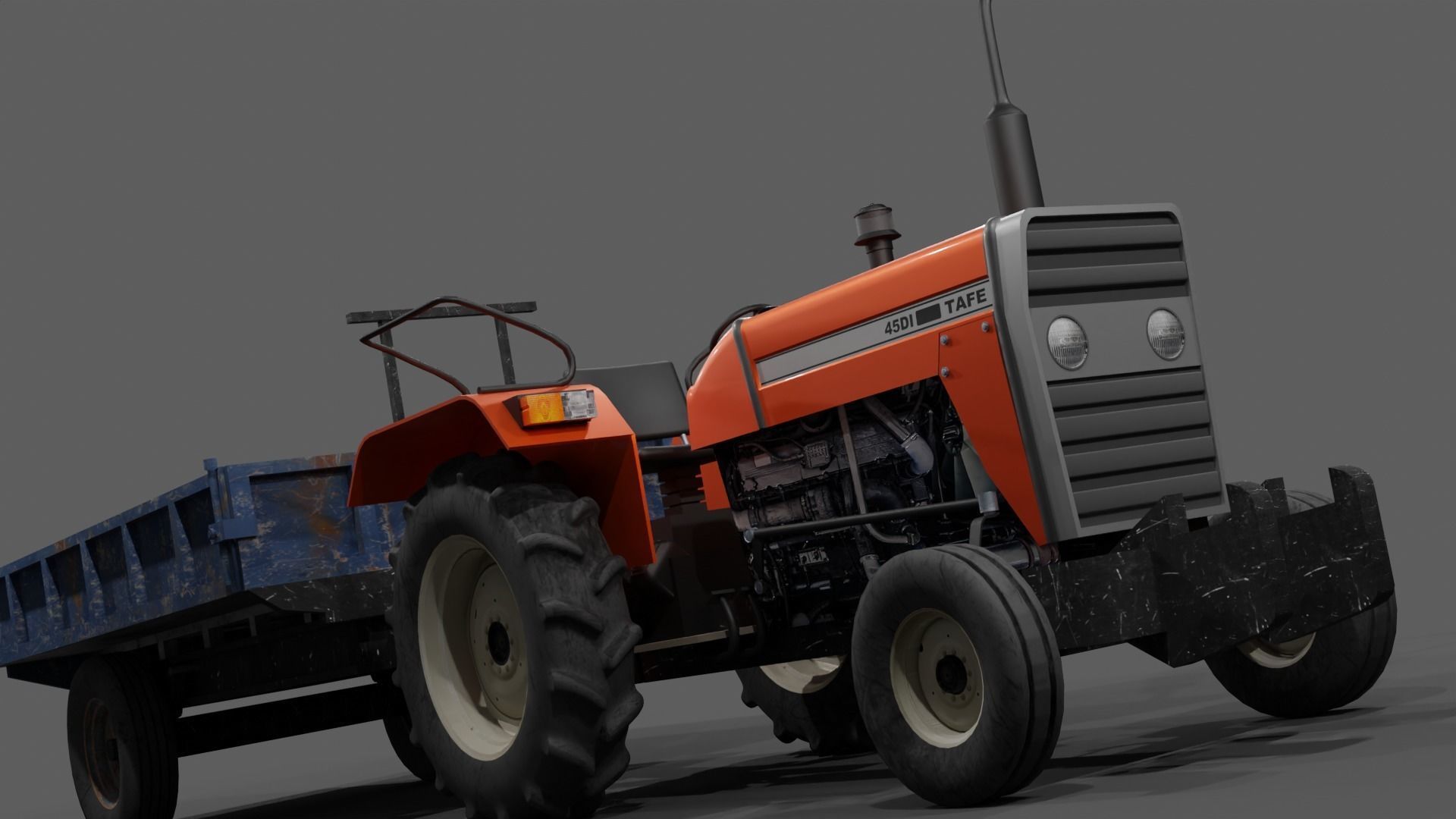 Tafe Tractor 3D model | CGTrader