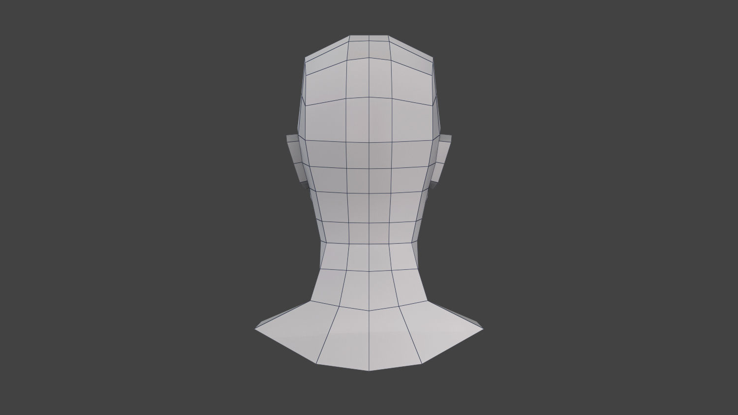 Head Base Mesh 3D model | CGTrader