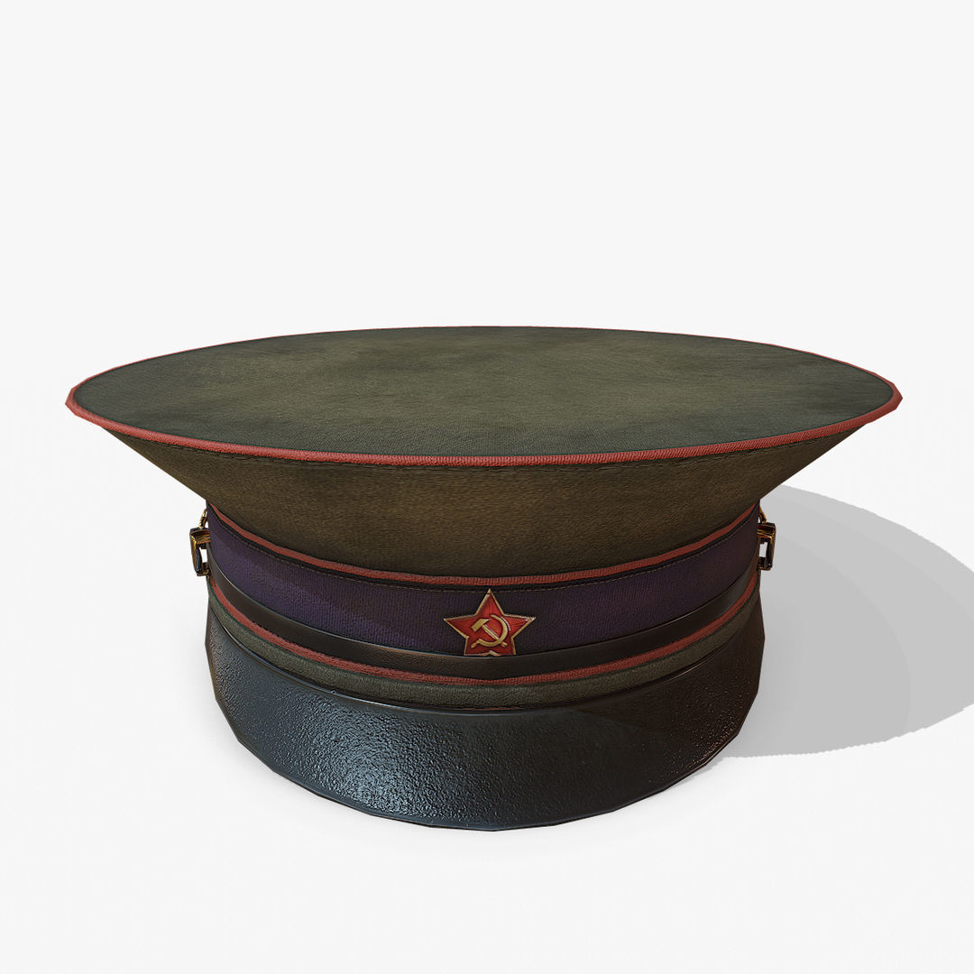 3D model WW2 Commander Hat VR / AR / low-poly | CGTrader