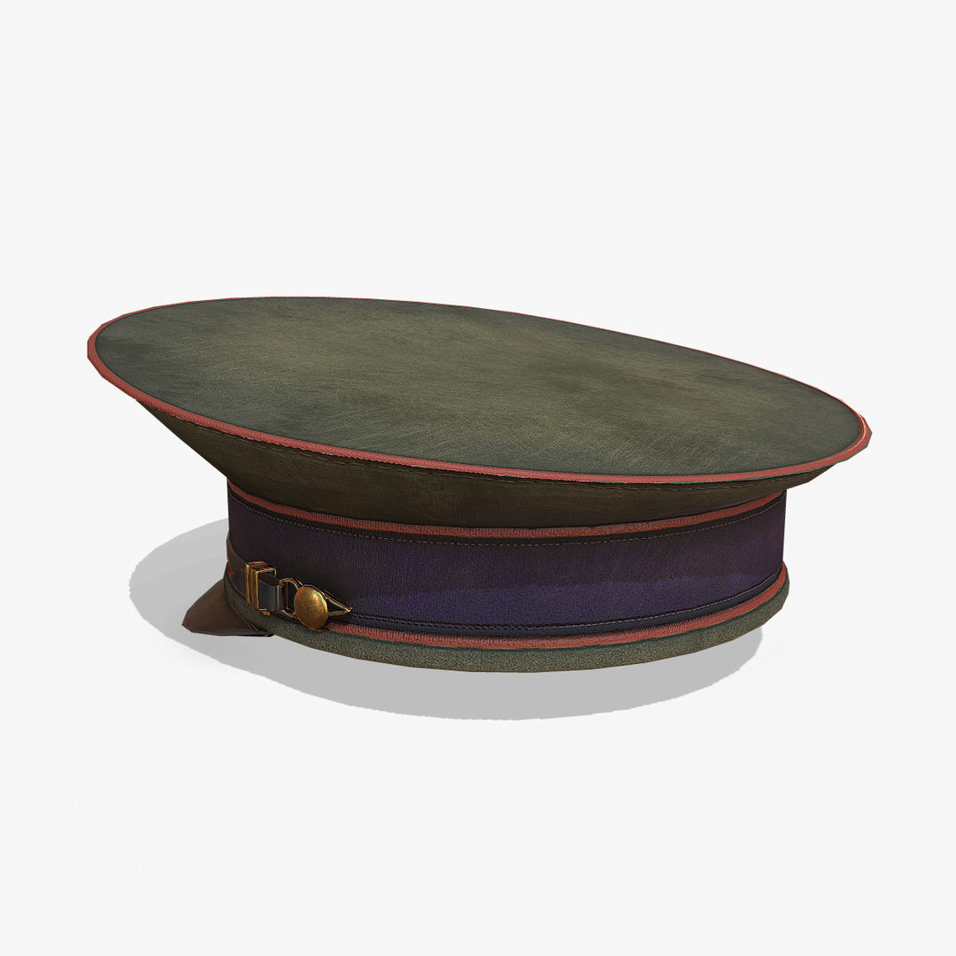 3D model WW2 Commander Hat VR / AR / low-poly | CGTrader