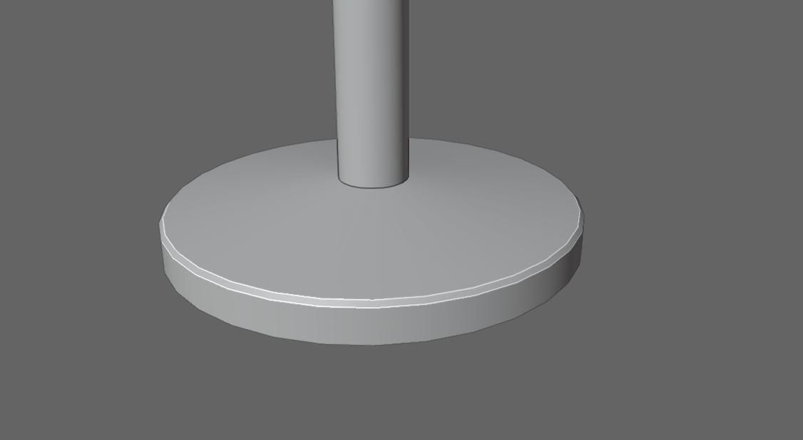 3D model Queue Separator Pedestal - Organizador de Fila VR / AR / low ...