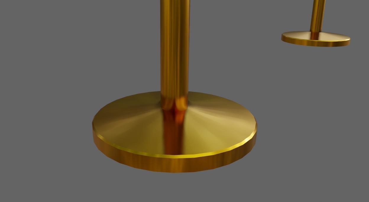 3D model Queue Separator Pedestal - Organizador de Fila VR / AR / low-poly | CGTrader