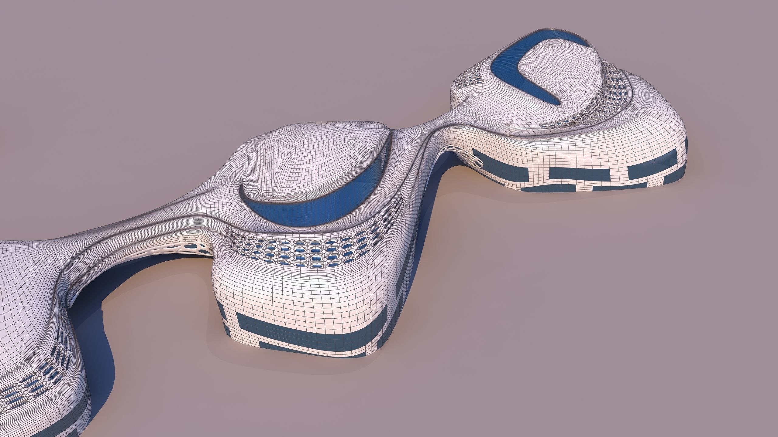 0104 - Organic Building 3D model | CGTrader