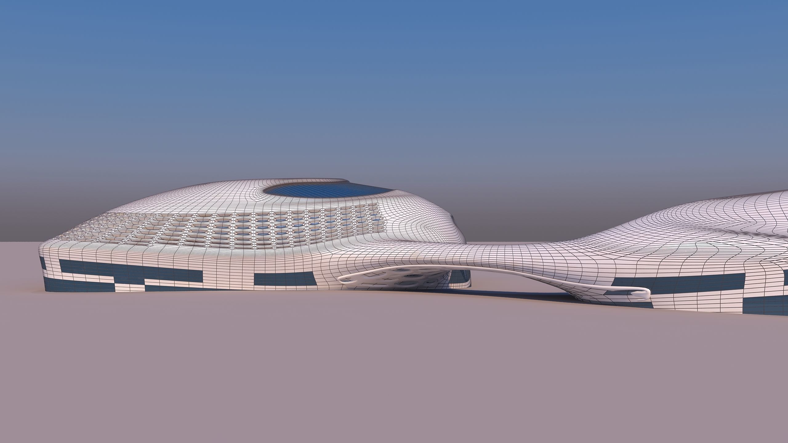 0104 - Organic Building 3D model | CGTrader