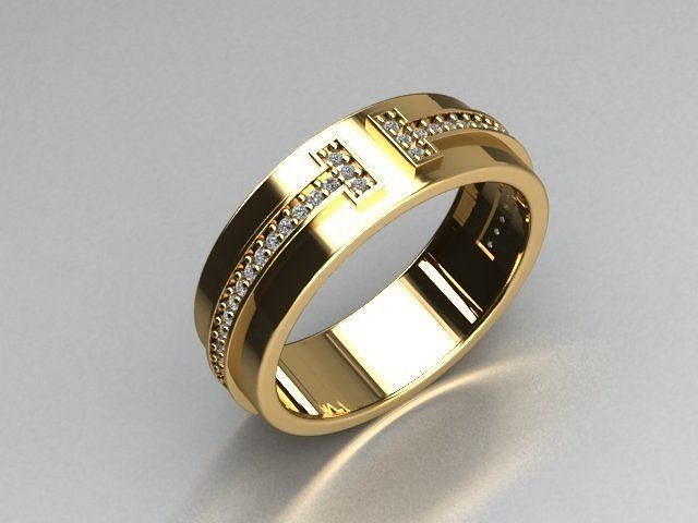Jewelry ring 3D model 3D printable | CGTrader