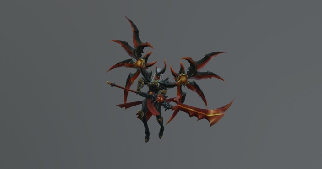 3D model HERO KNIGHT 5 LOW POLY CREATURE Low-poly 3D model VR / AR ...