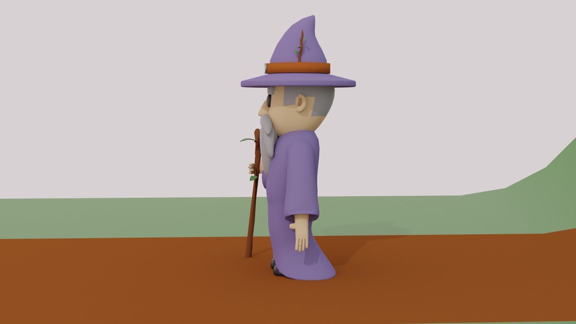 3D model Wizard stylized VR / AR / low-poly | CGTrader