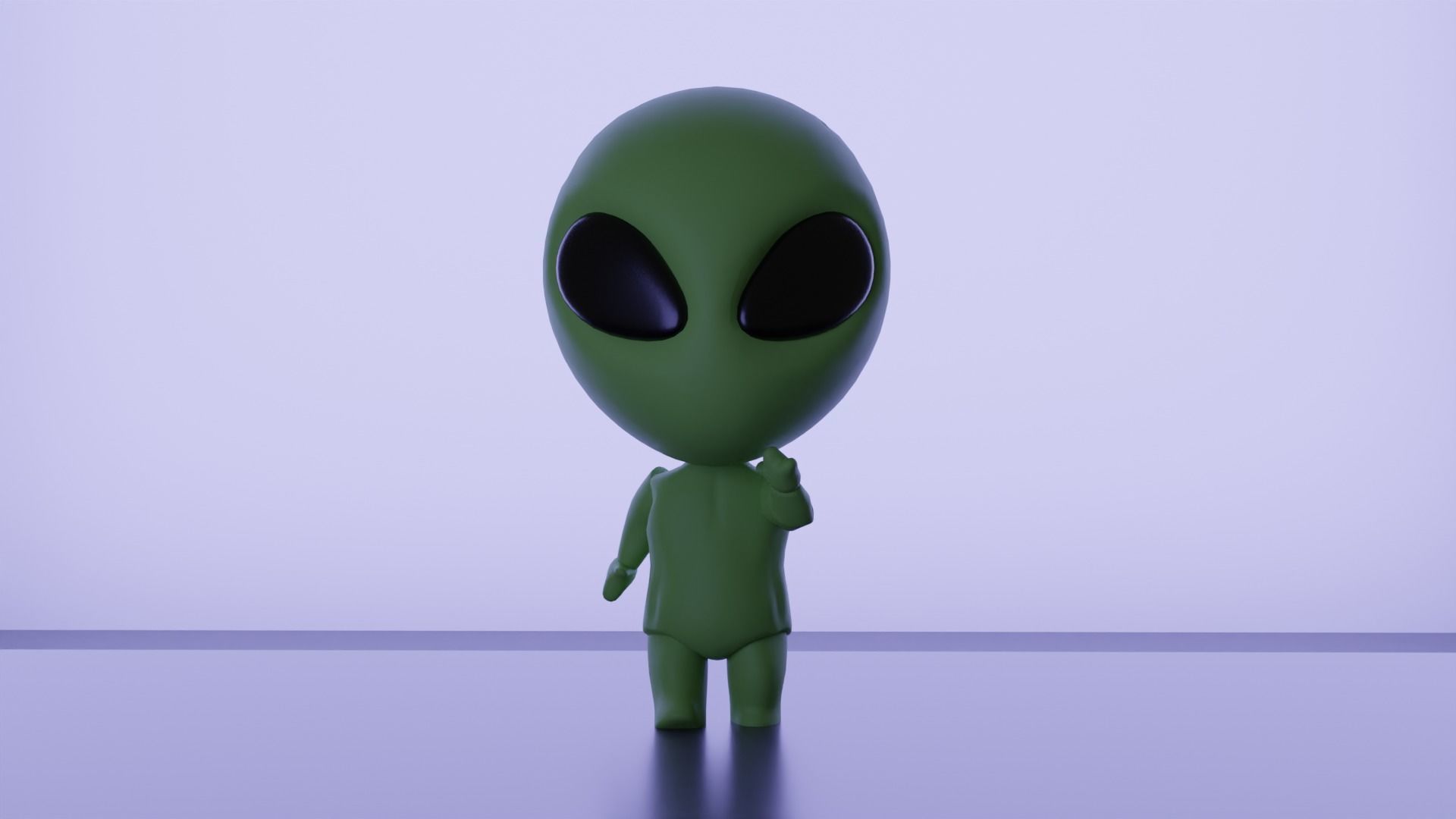 3D model Collection space alien on table VR / AR / low-poly | CGTrader